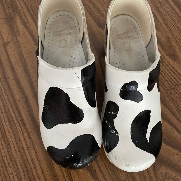 Dansko | Shoes | Cow Print Dansko Clogs Size 38 | Poshmark